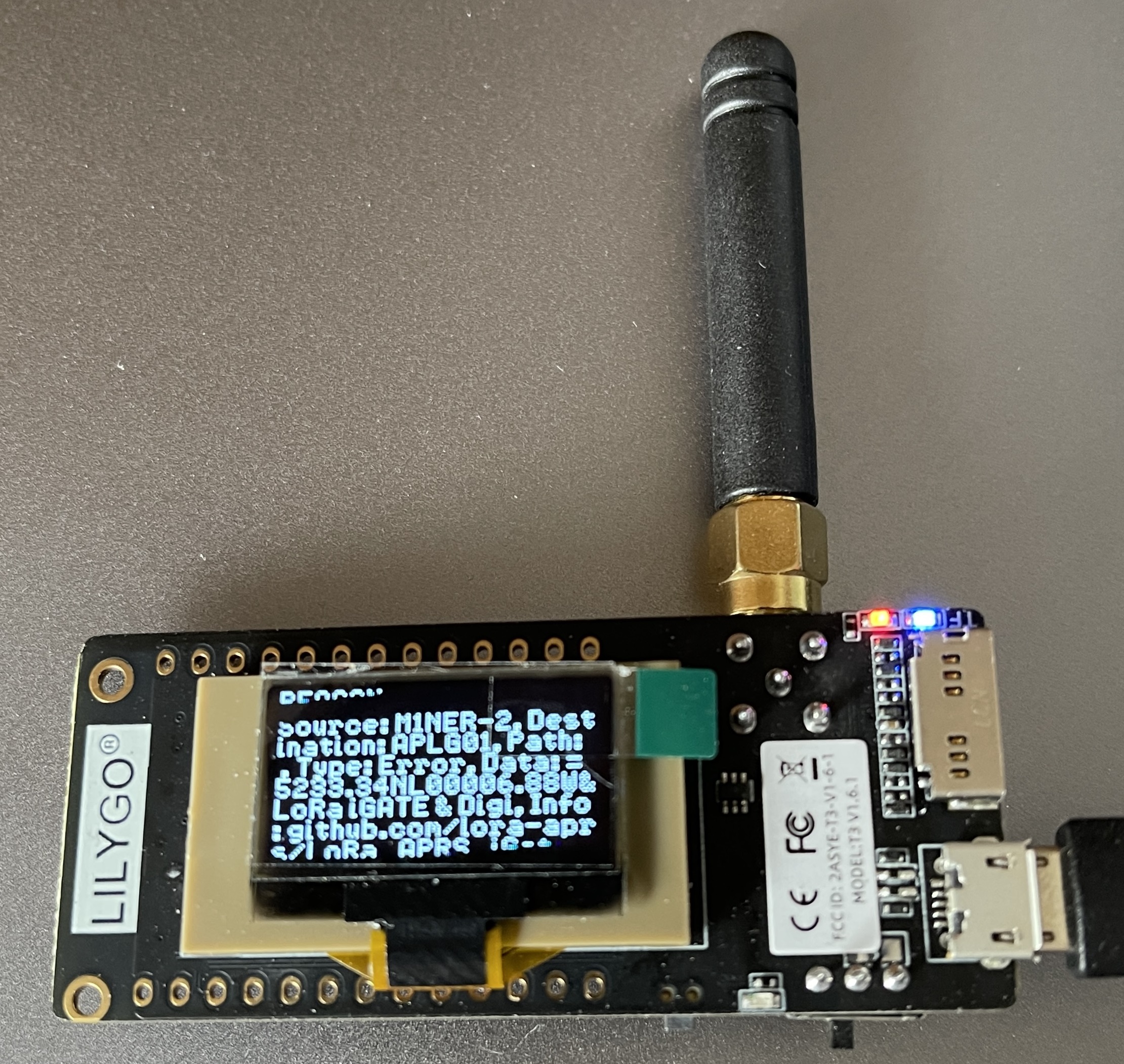 LoRa APRS iGate/Digipeater - M1NER